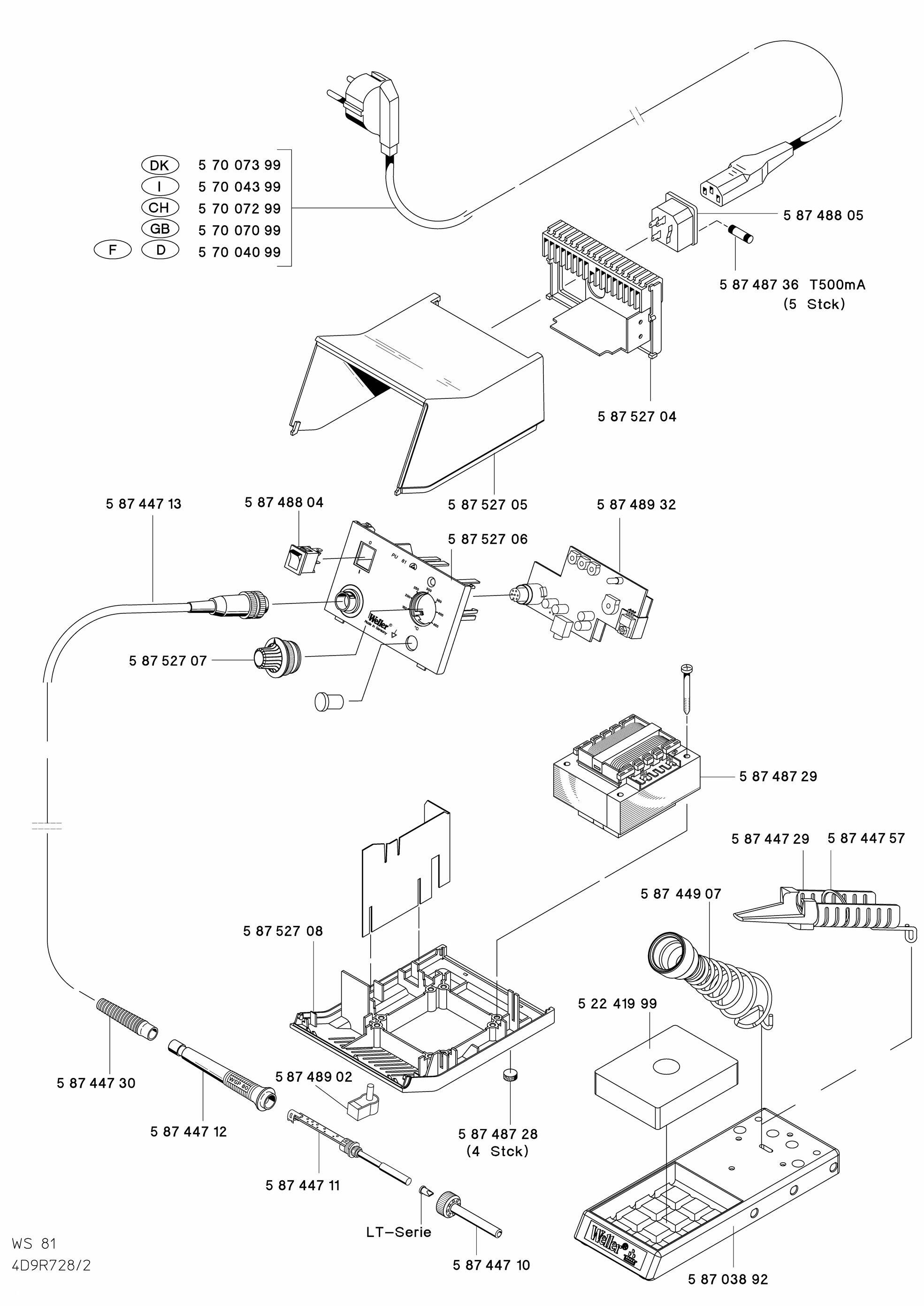Weller pu 81 soldering iron store